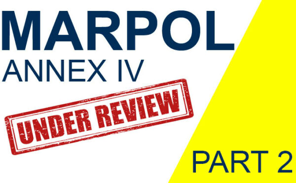 SEWAGE SLUDGE: MARPOL ANNEX IV REVISION PART 2
